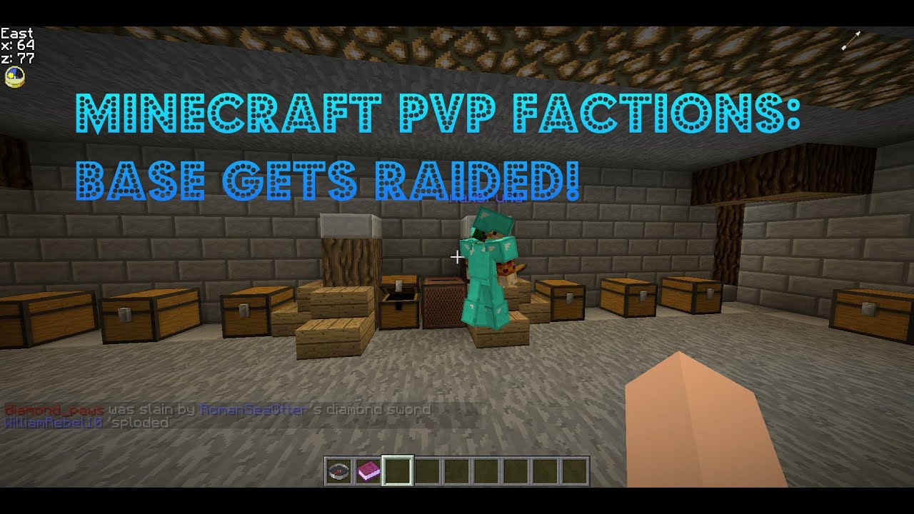 Base Gets Raided! (Minecraft PVP) - YouTube