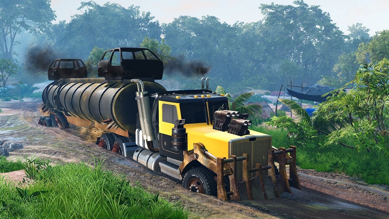 TRUCKS VS DEEP MUD | BeamNG Drive#2 - YouTube