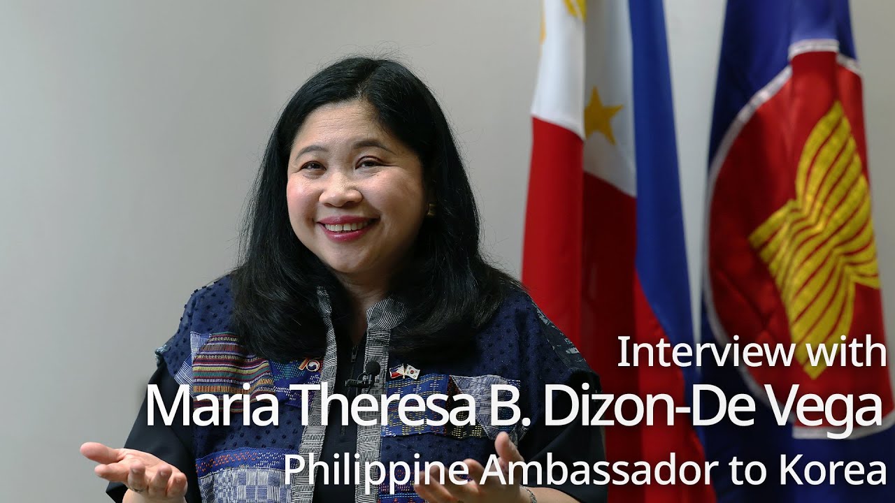 Interview with Philippine Ambassador to Korea Maria Theresa B. Dizon-De Vega - YouTube