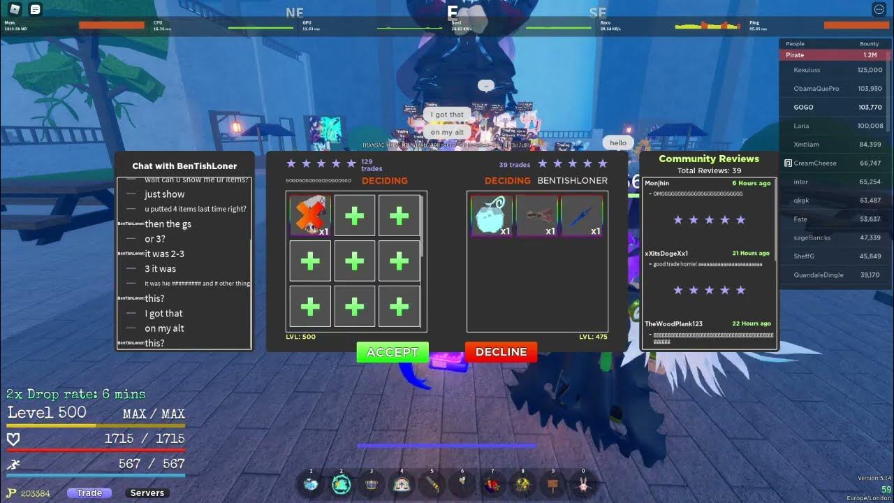 Big Ryuma outfit trade (GPO) - YouTube