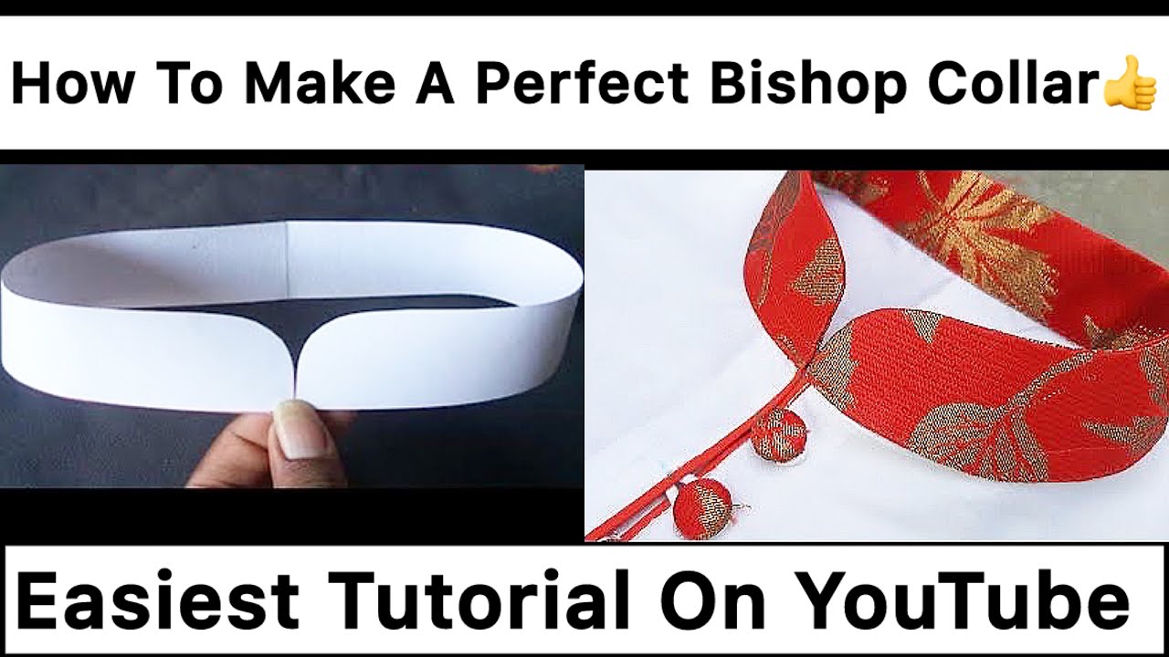 How To Make The Perfect Bishop Collar | beginners friendly | diy | # ...