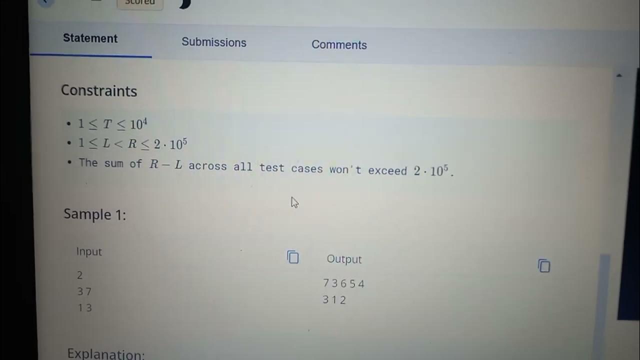 Make it One Codechef Solution (div. 4) || Code chef live Solution ...