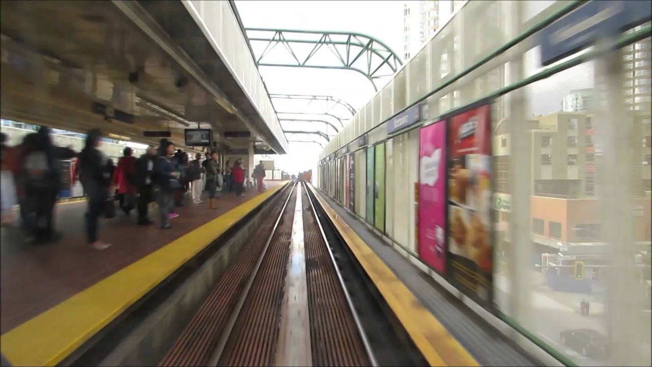 Vancouver Skytrain (Expo Line to Waterfront) - YouTube