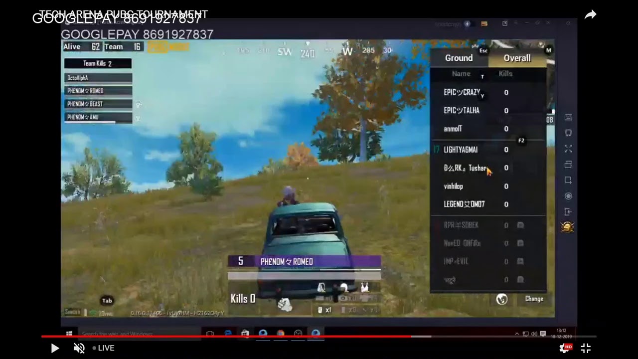 TECH ARENA PUBG SLOT 3 - YouTube