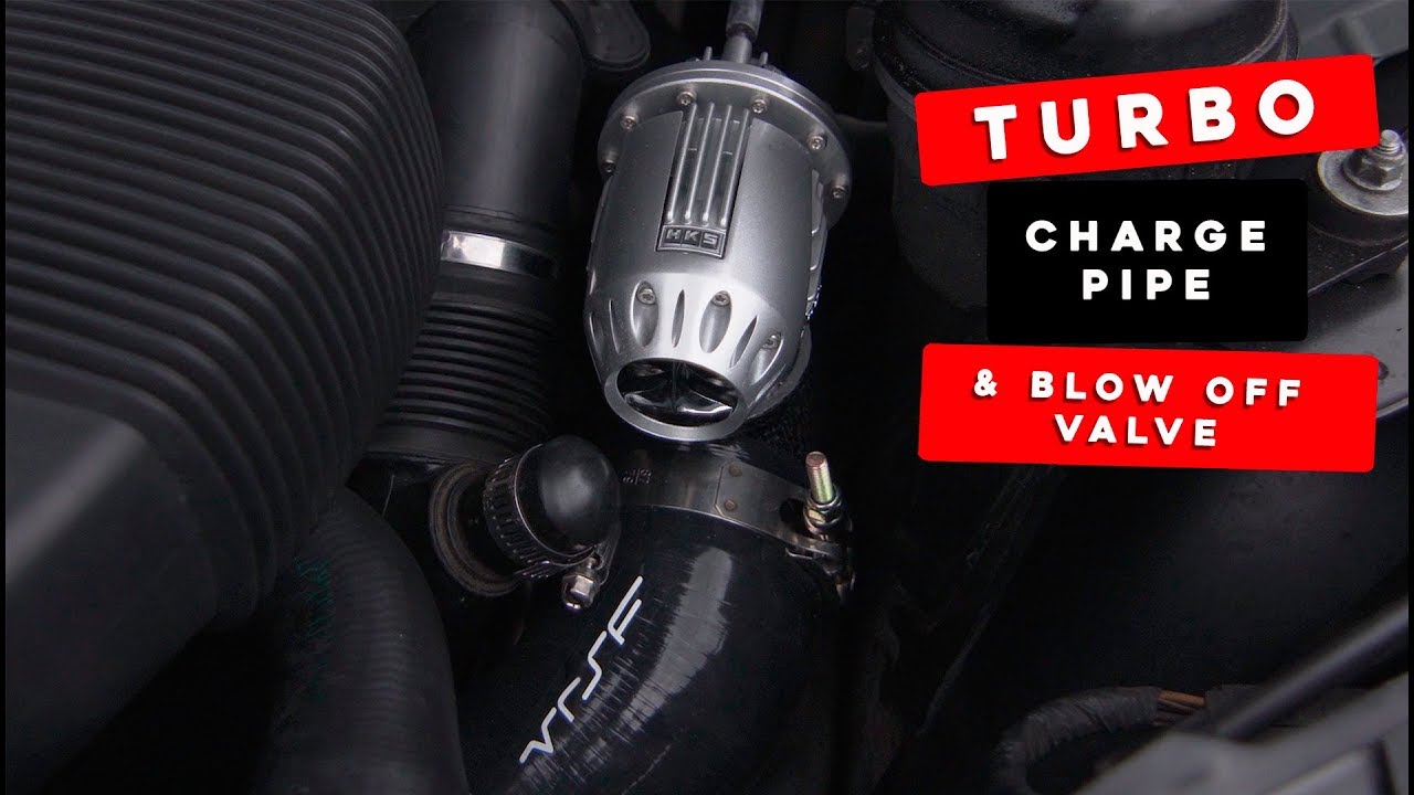VRSF Charge pipe and HKS blow off valve install (BMW 335i) - YouTube