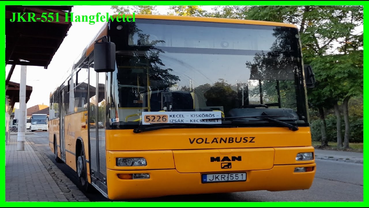 JKR-551 [Volánbusz Zrt.] MAN A74 Lion's Classic SL263 (audio ...