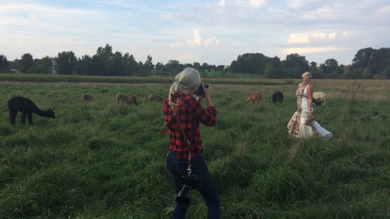Photo Shoot on the farm - YouTube