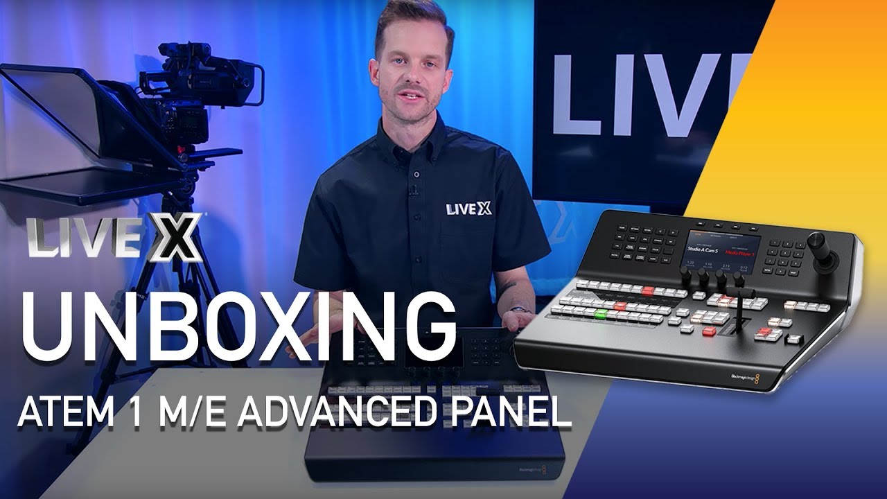 Unboxing the ATEM 1 M/E Advanced Panel - YouTube
