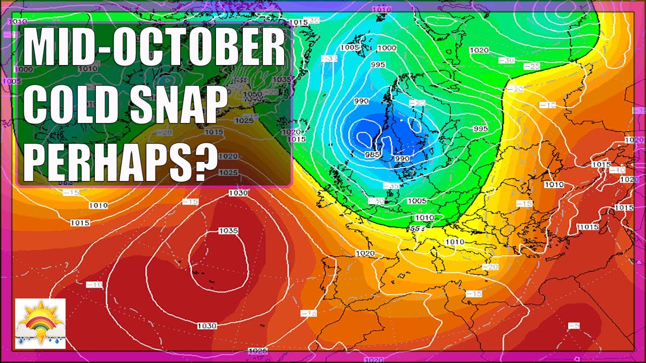 Ten Day Forecast: Hints Of A Mid-October Cold Snap Perhaps? - YouTube