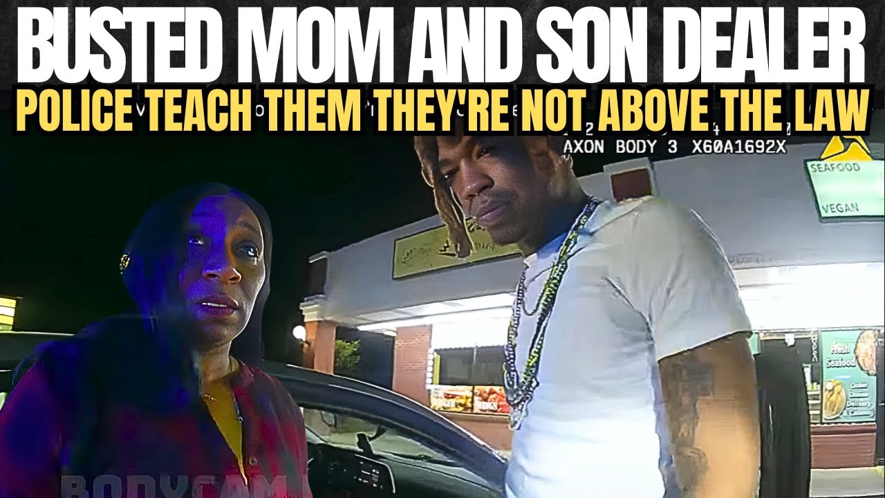 Busted Mom and Felon Son Dealing - Police Teach Mother and Son Duo They ...