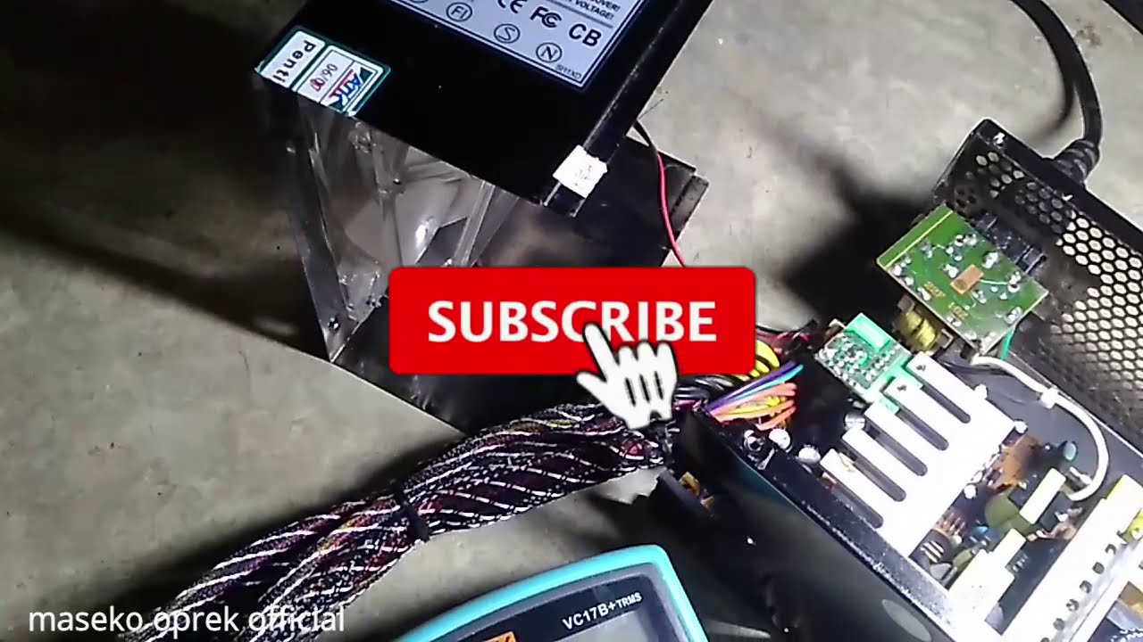 Service power suplay komputer 450 watt FIX - YouTube