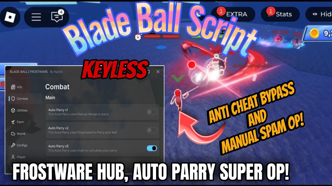Blade Ball script BEST AUTOPARRY ANTI CHEAT | Best Blade Ball Script | Roblox Executor Mobile ...