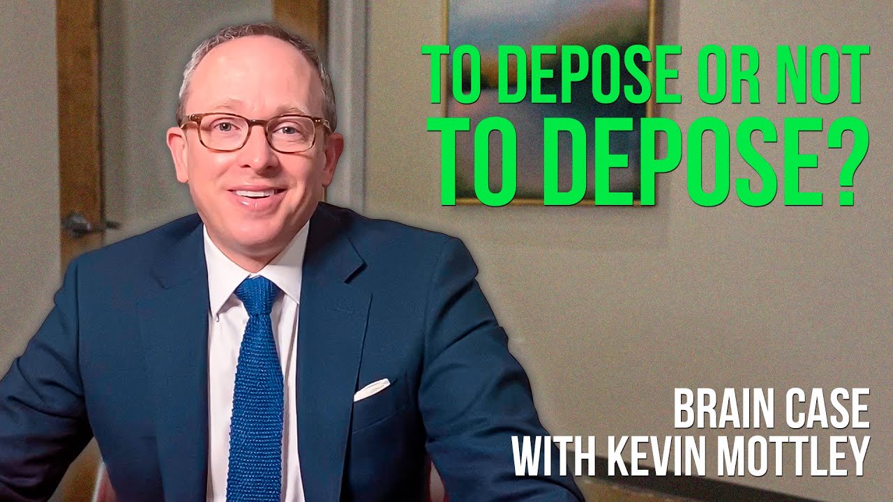 To Depose or Not to Depose: Part 1 - YouTube