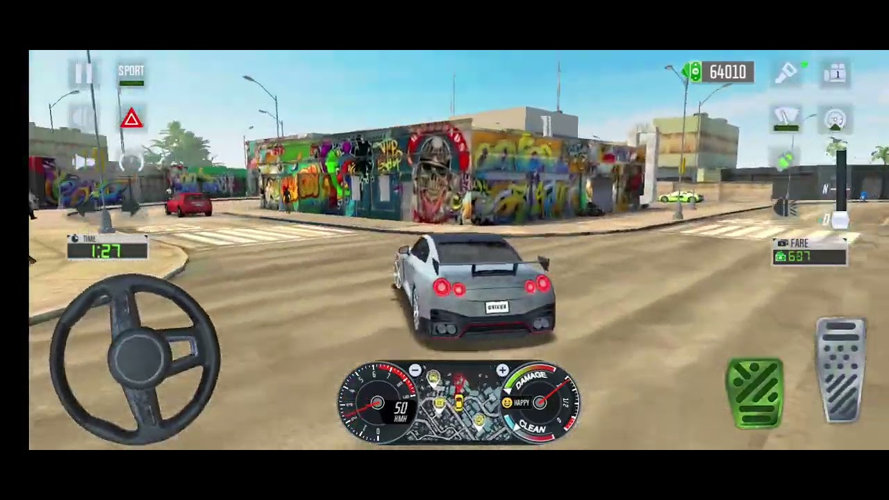 Taxi Sim 2022 Evolution ( Android ISO Gameplay) Nissan GTR driving ...