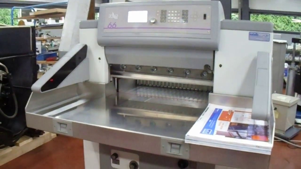POLAR 66 – 26’’ QUICK CUTTER Used Paper guillotine - YouTube