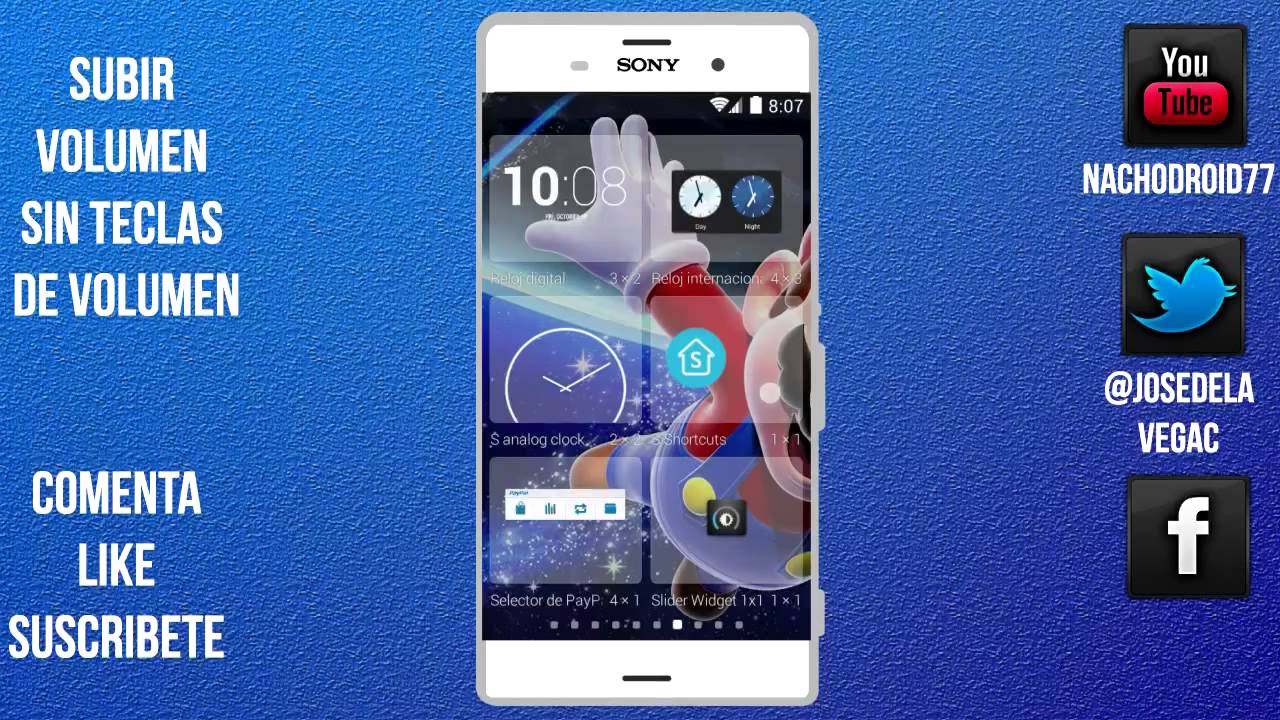 Opcion#1 Como Controlar el Volumen en Cualquier Android Sin las Teclas ...