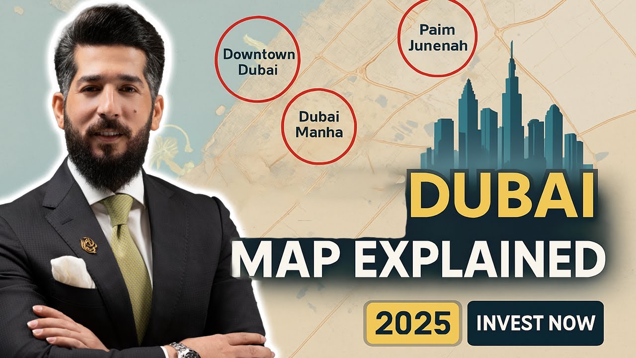 Dubai Real Estate Map Fully Explained | Every Area Guide | Where to ...