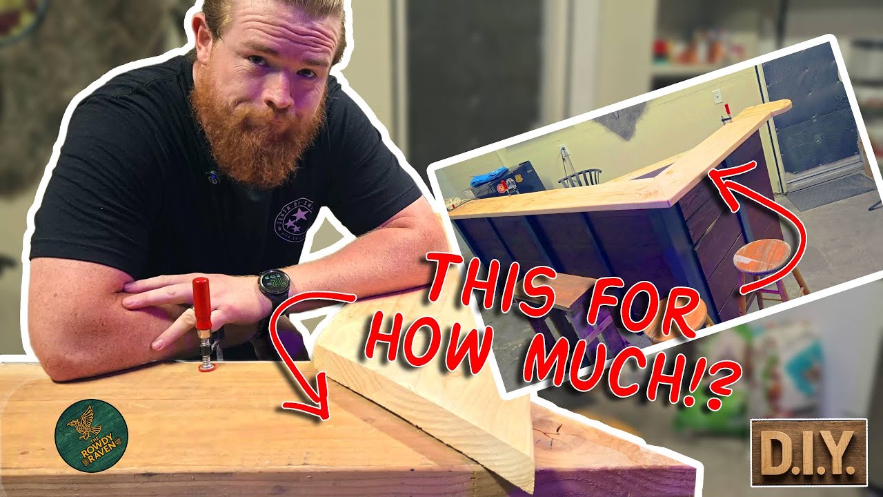How to Build a Bar: The Bar Top - YouTube