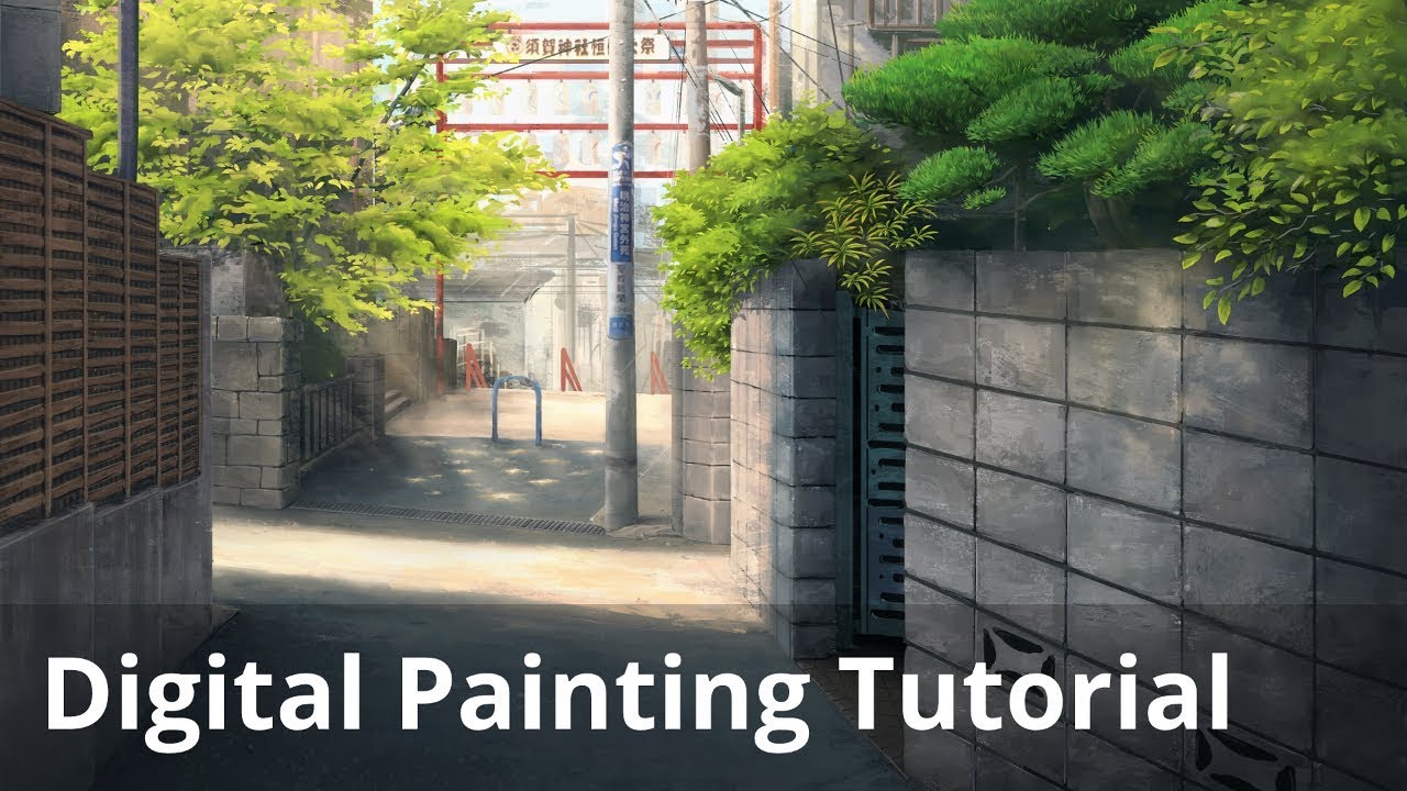 "Your Name." Digital Painting Tutorial - Part 1/3 - YouTube