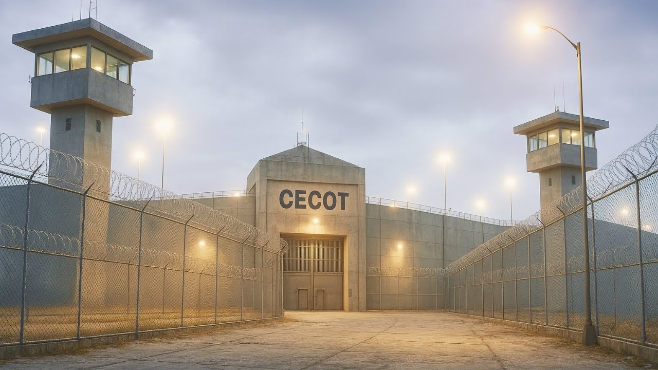 The Forbidden Fortress: CECOT Mega‑Prison Exposing Dark Secrets - YouTube