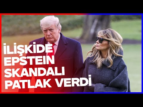 Trump ile Eşinin Tanışmasında Şok Epstein Detayı! Melania Dava Açtı