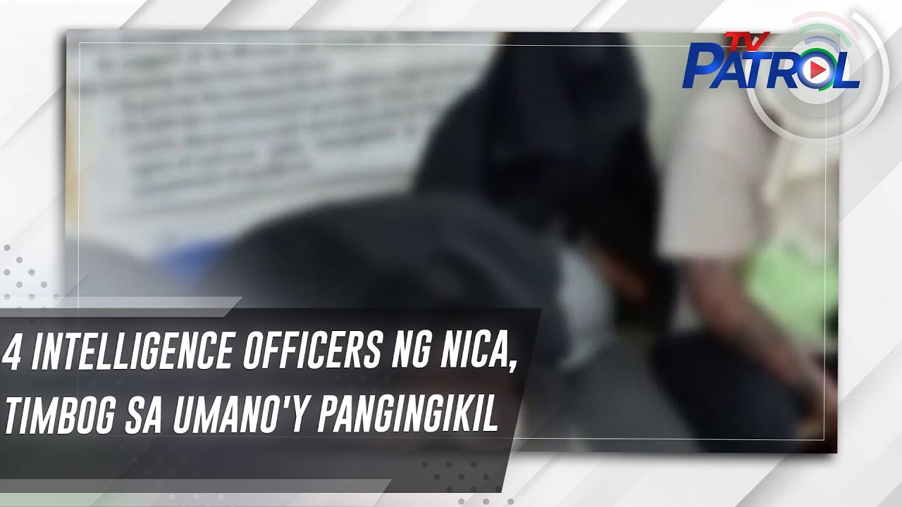 4 intelligence officers ng NICA, timbog sa umano'y pangingikil | TV ...