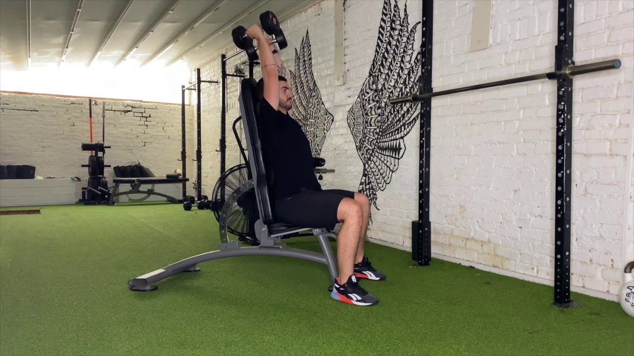 Seated DB Press - YouTube