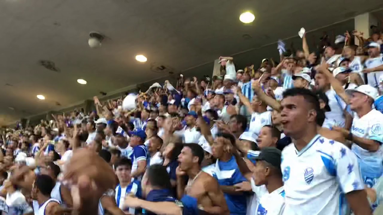 Torcida Mancha Azul- Primeiro jogo da final do Estadual CSA vs cerrebe ...