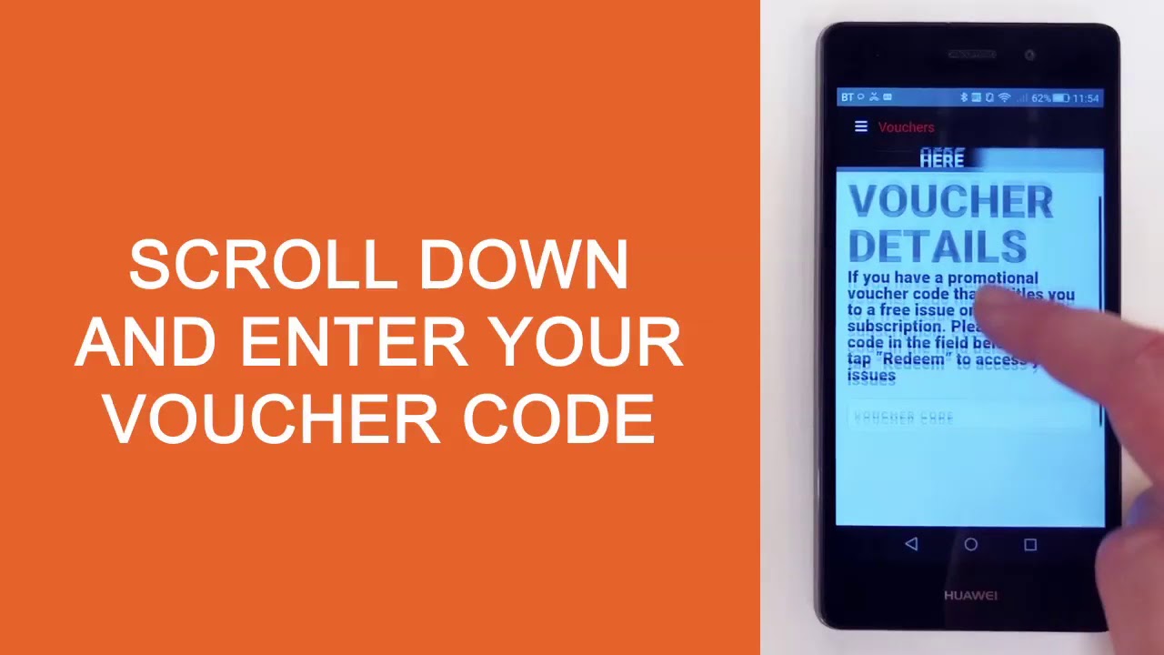 How to add voucher code on an Android device - YouTube