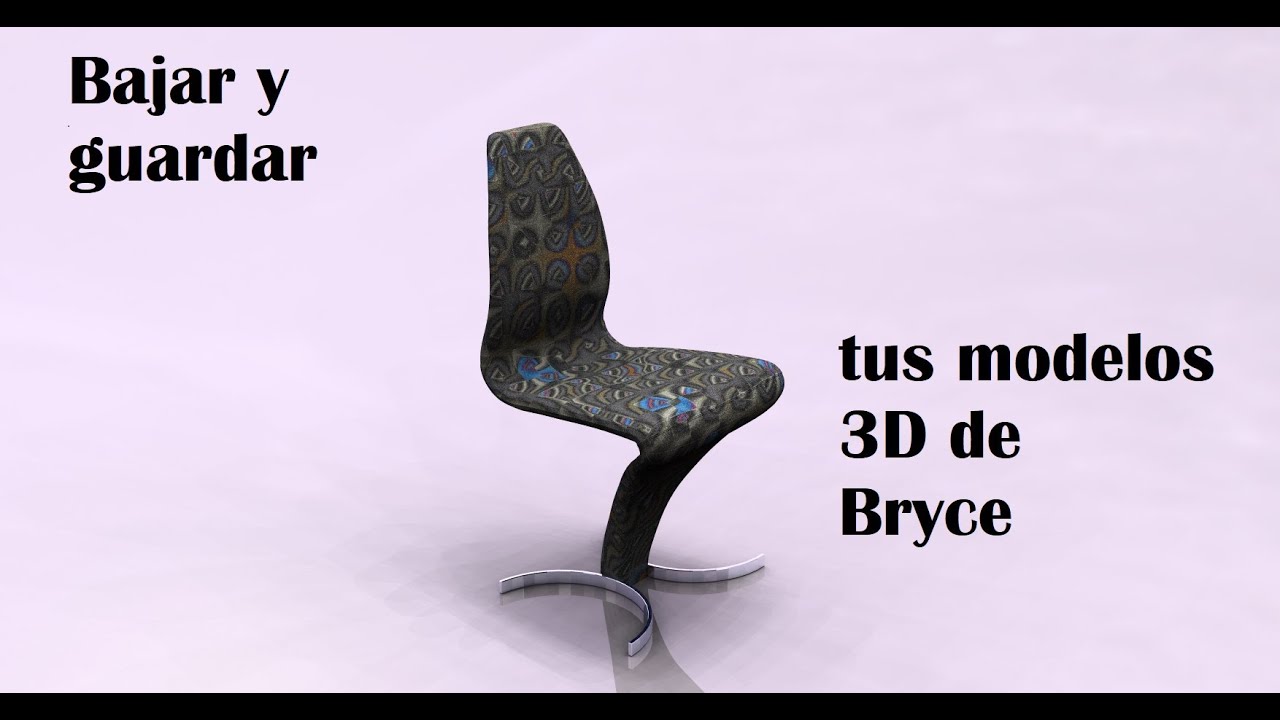 Tutorial de Bryce 7.1 No. 03 Como guardar tus objetos para futuros ...