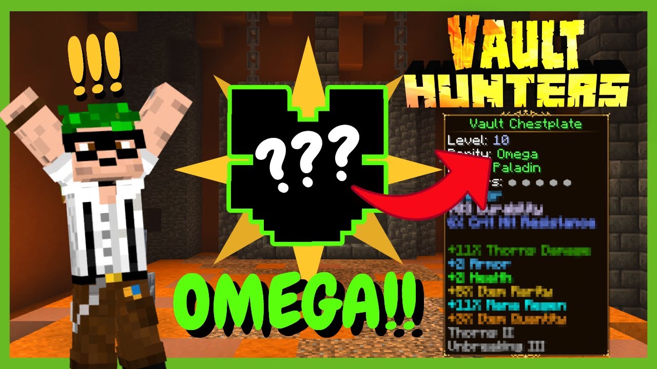 FIRST OMEGA VAULT GEAR!!! - Minecraft Modded - Vault Hunters #13 - YouTube