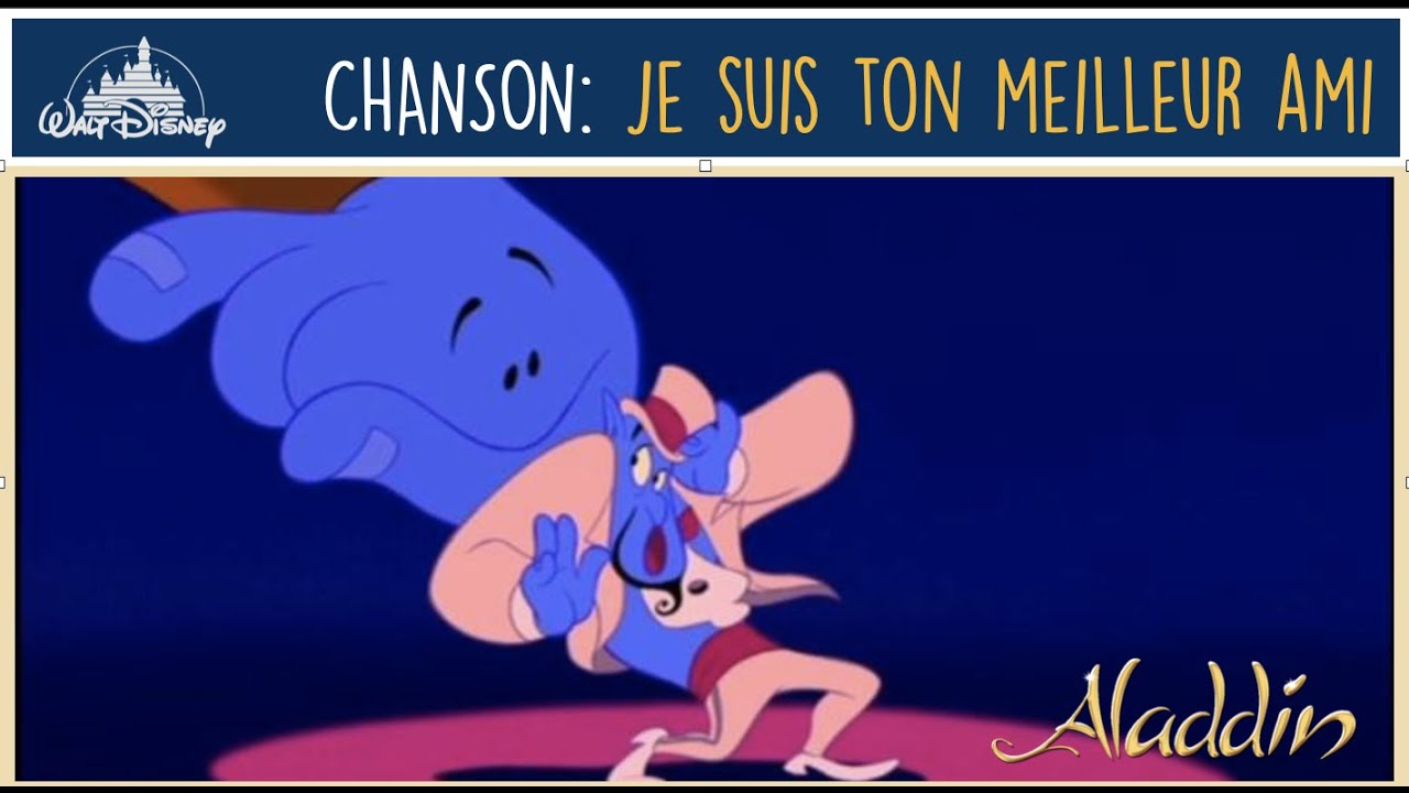 Je suis ton meilleur ami - Aladdin I Disney - YouTube