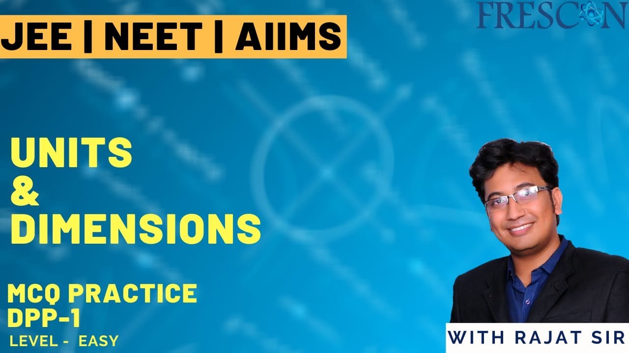 Units And Dimensions DPP 1 | Class 11 Physics | Target JEE | NEET Prep ...