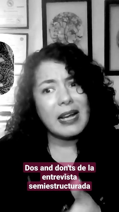 Características de la entrevista semiestructurada #entrevista #investigación - YouTube