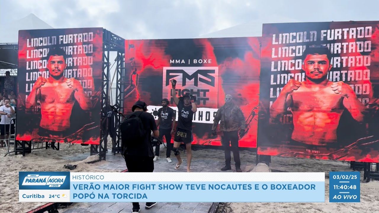 Verão Maior Fight Show teve nocautes e o boxeador Popó na torcida - YouTube