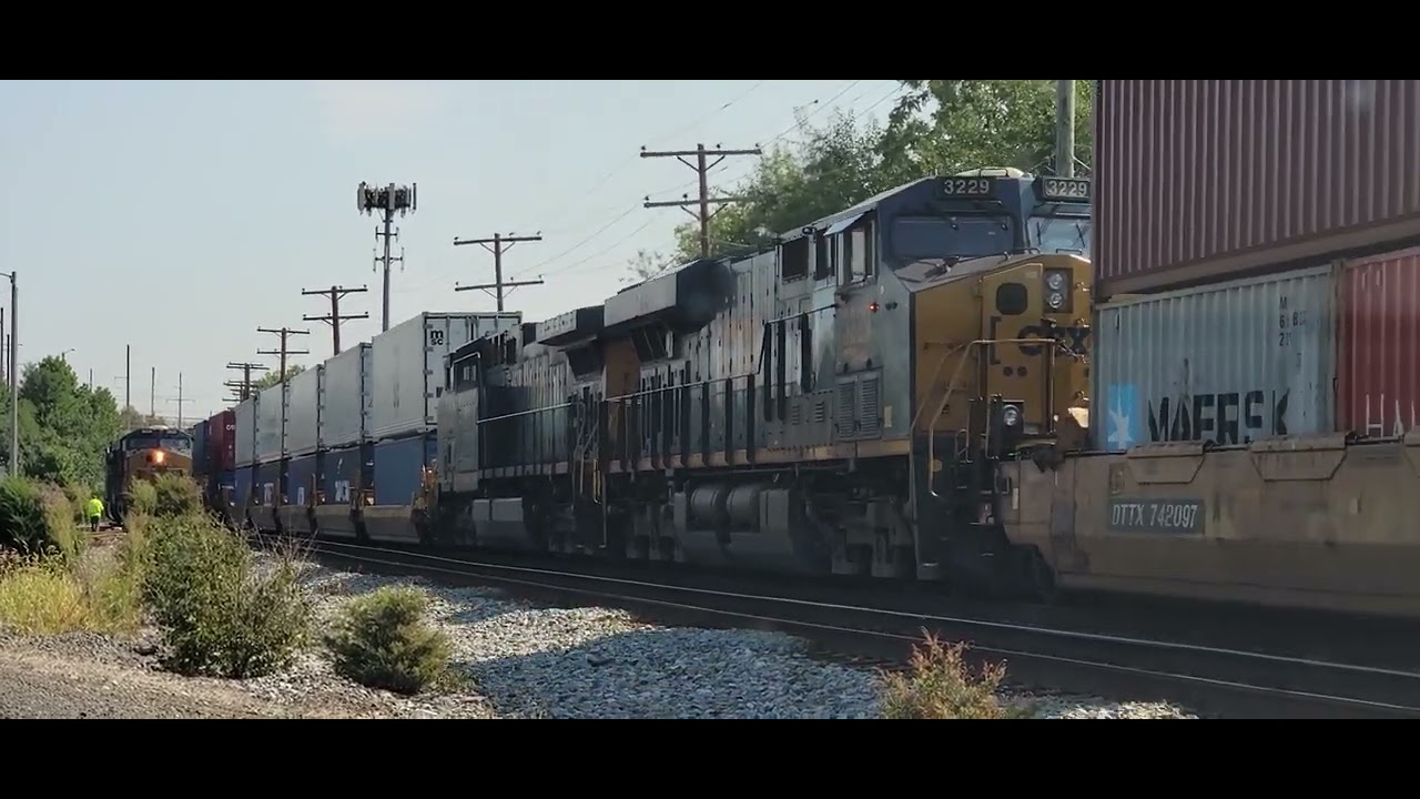 csx B459-24, and northbound I135,benning yard Washington DC - YouTube