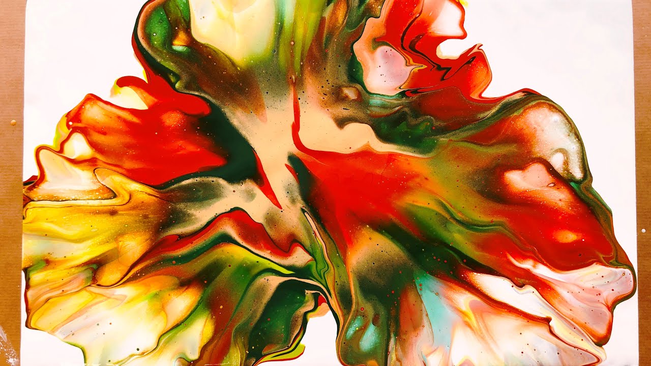 Incredible Dutch pour! | Simple step by step | Acrylic pouring - YouTube