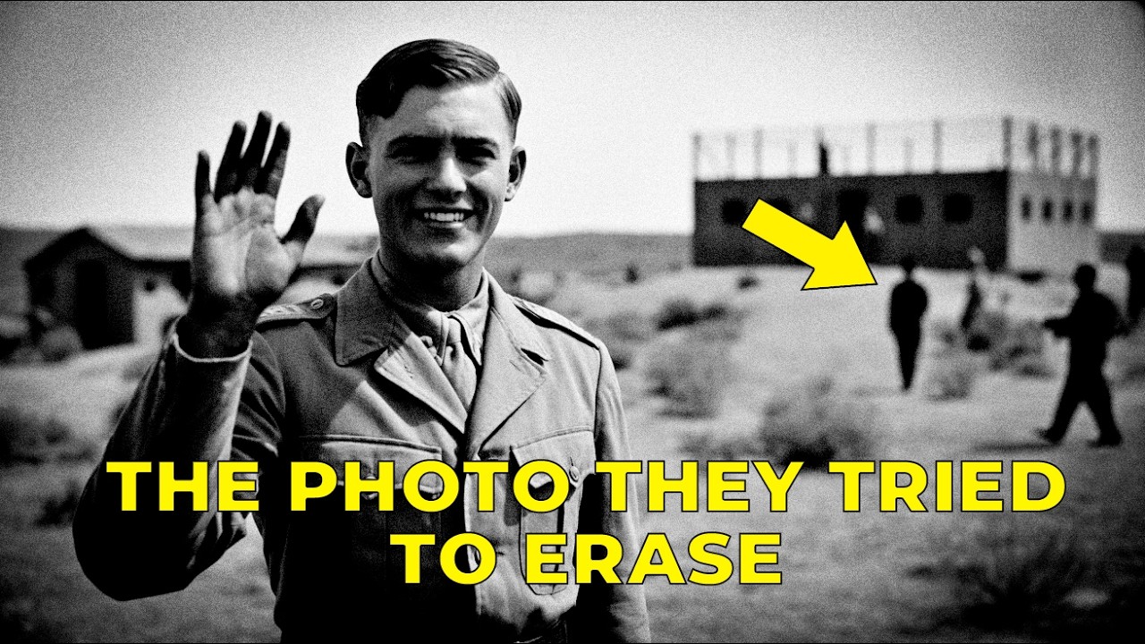 A Soldier Waves at the Camera in 1942 — Decades Later, the Background ...