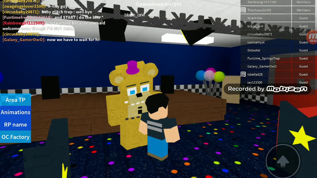 The bite of 87 roblox animatronics world - YouTube