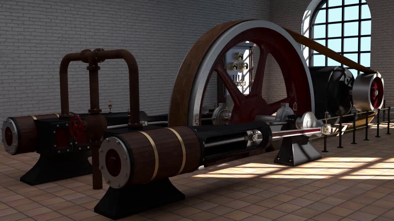 Steam engine from Robey & co, Lincoln - YouTube