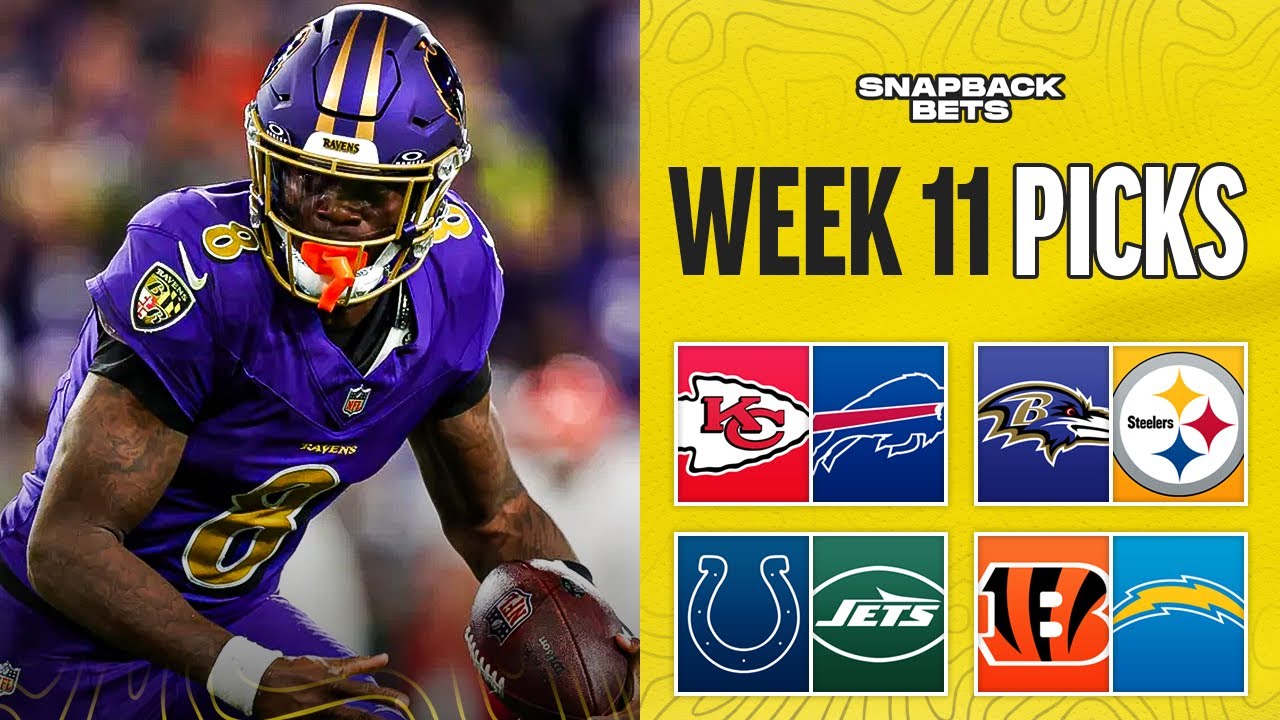 The 5 Best Bets For NFL Week 11 - YouTube