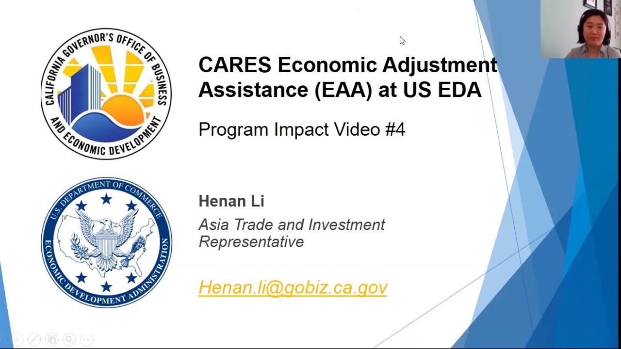 Program Impact #4: CARES Economic Adjustment Assistance Program (EAA ...