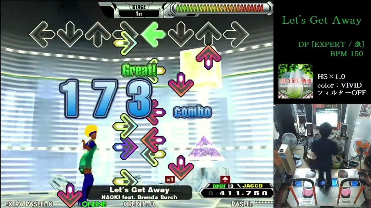 [DDR等速VIVID] (925k青) DP激 Let's Get Away - YouTube