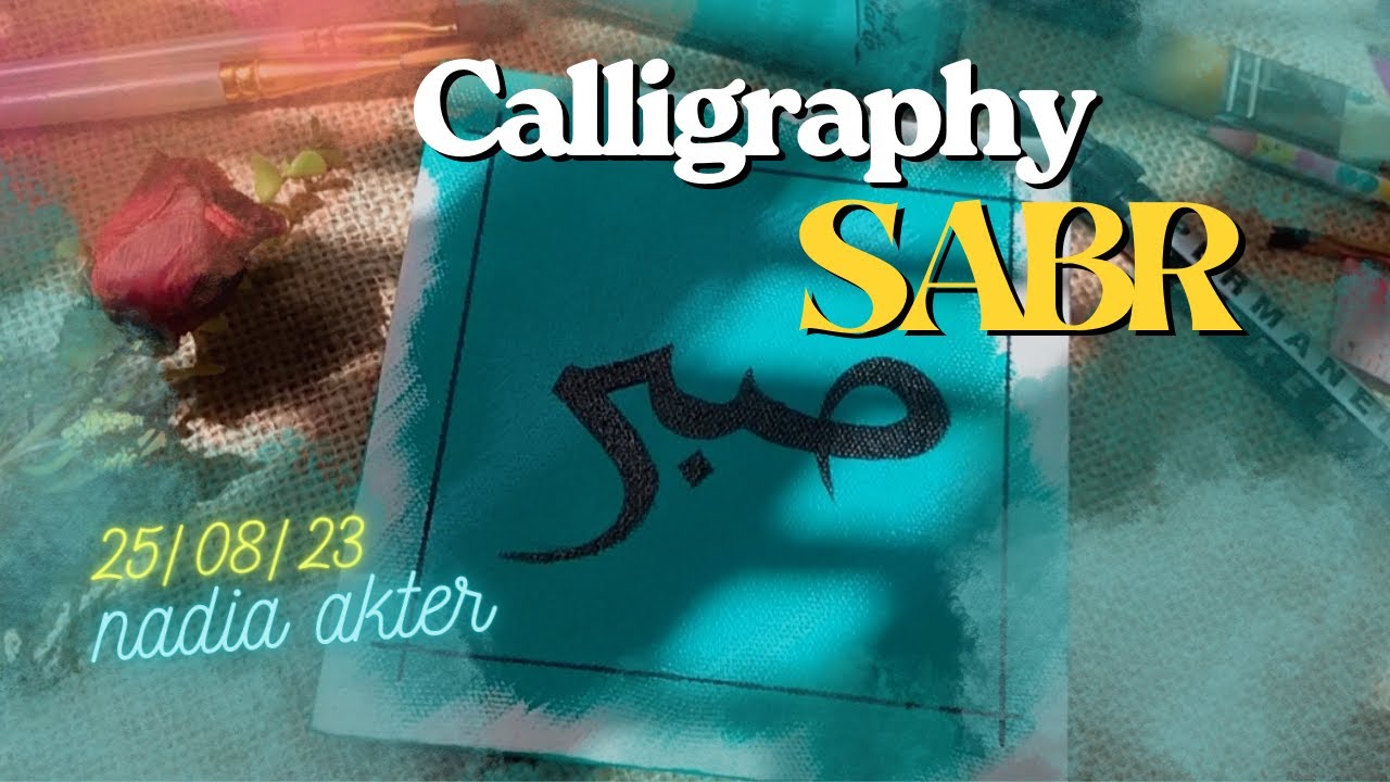 SABR Calligraphy || 25.08.23 🌸 artist @nadiatheartist14 🤍 #viral #new # ...