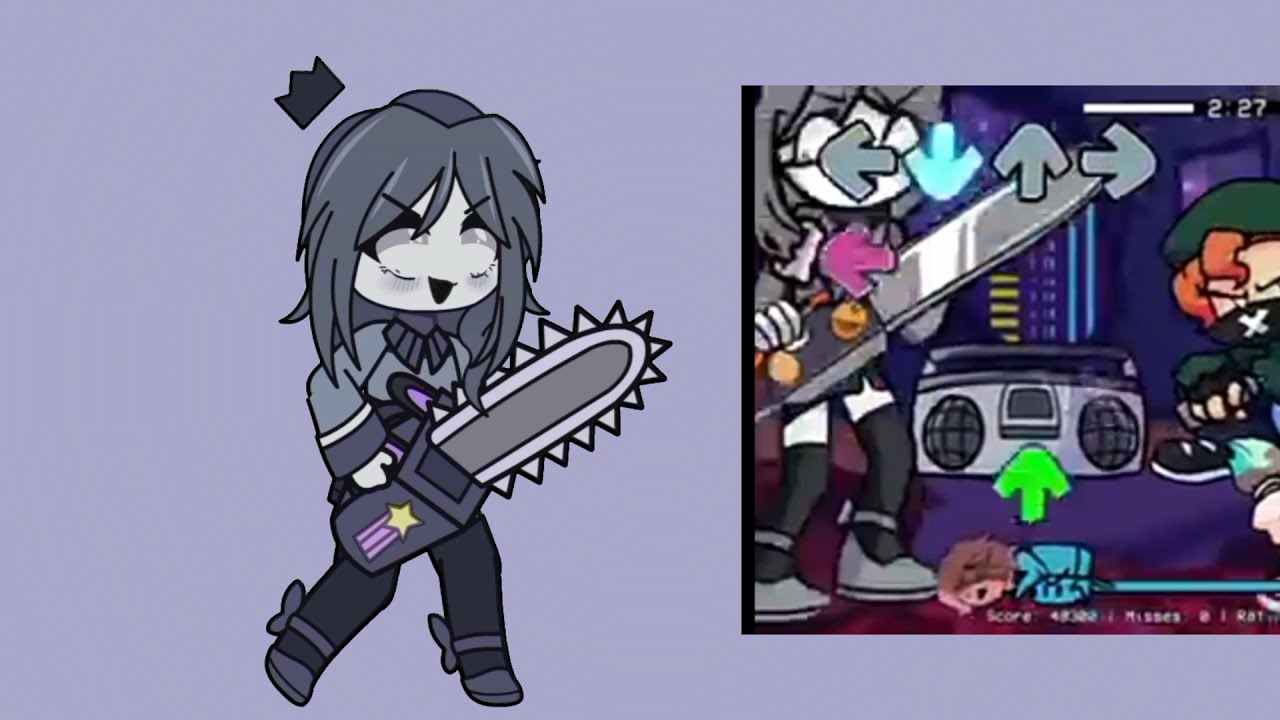 Bad apple♧// taki soft // fnf//taky_soft//gacha club》 - YouTube