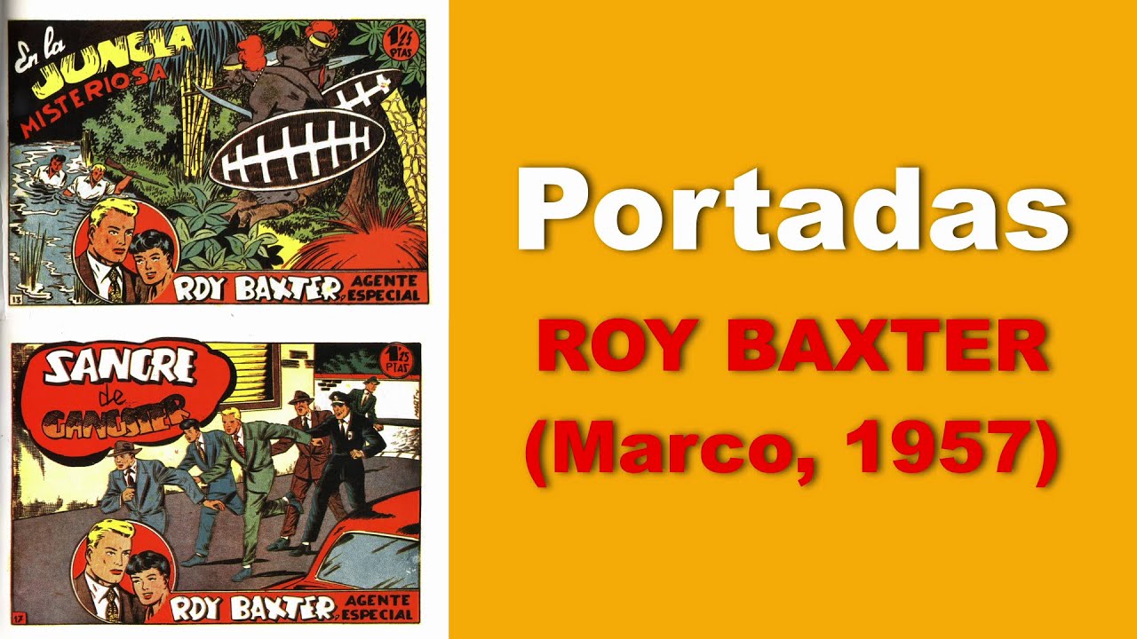 Todas las portadas de la serie Roy Baxter (Marco, 1957) - YouTube