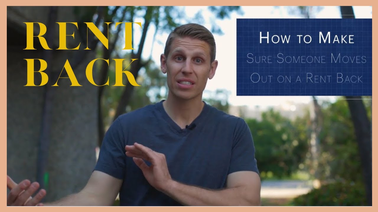 How to Make Sure the Rent Back is a Good Option - YouTube