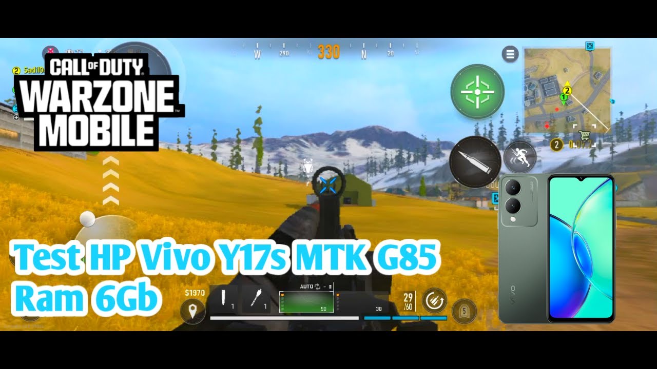 Test Game Call Of Duty Warzone Mobile In Smartphone Vivo Y17s MTK G85 ...