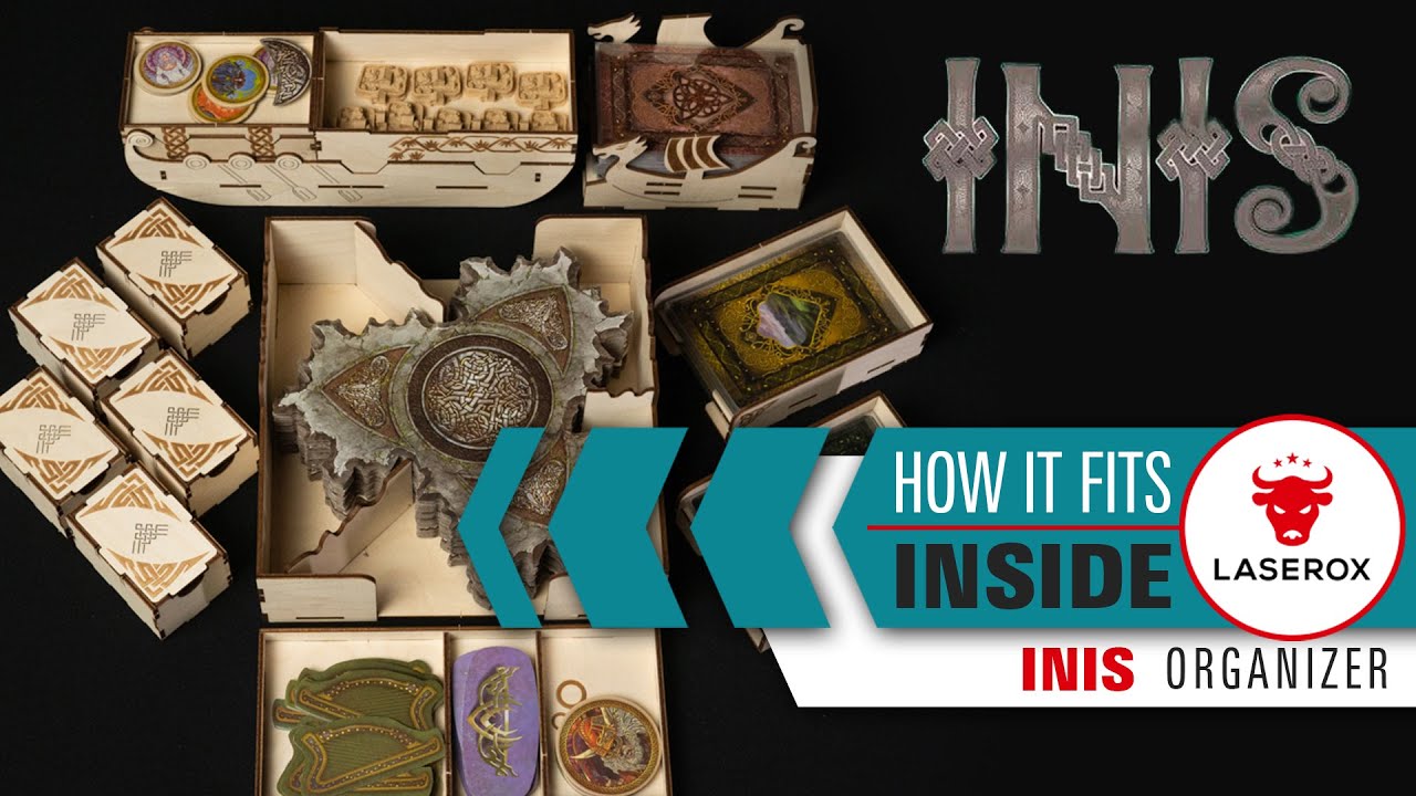 How it Fits Inside: Inis Board Games - Inis Organizers - YouTube