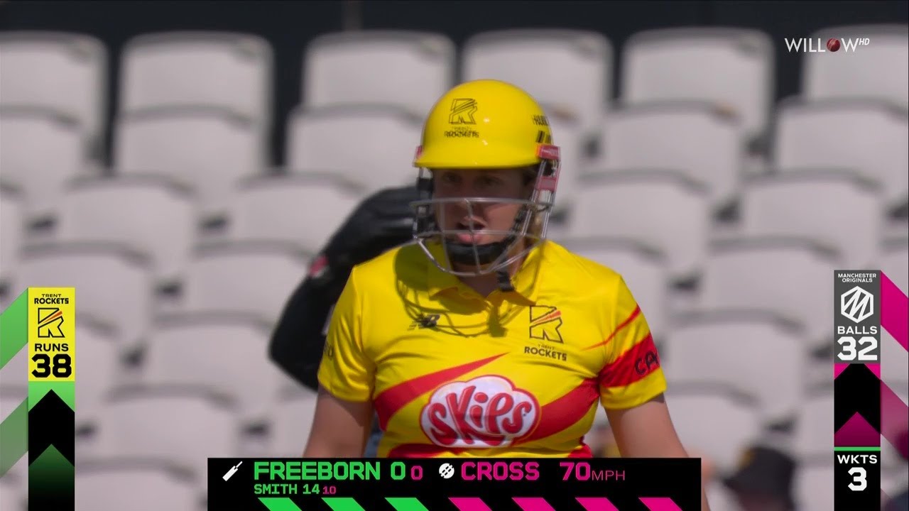 Abigail Freeborn 45 runs vs Manchester Originals Women - YouTube